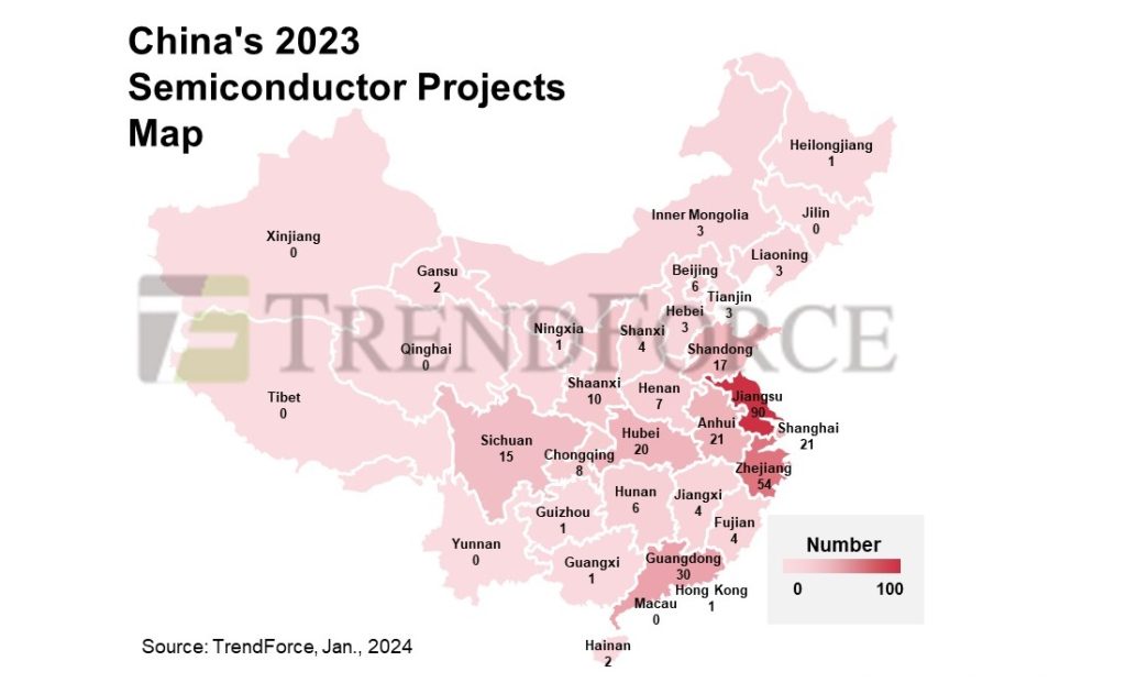 [News] Over 350 China’s Semiconductor Industry Projects Thriving in 2023