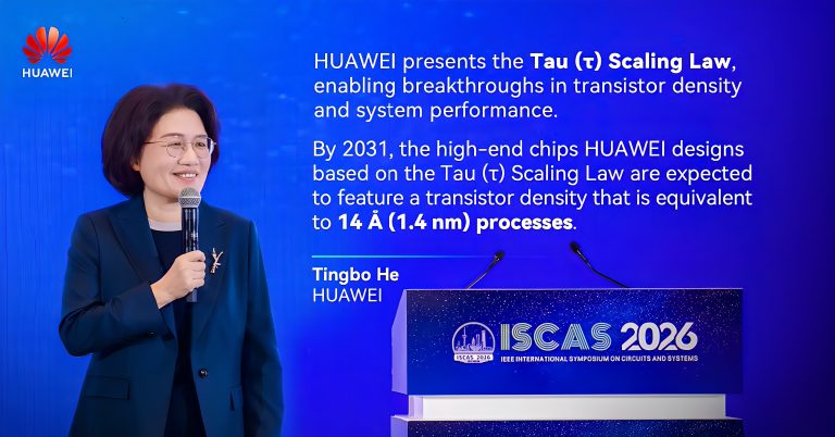 [News] Huawei Unveils New Semiconductor Principle – Tau (τ) Scaling Law